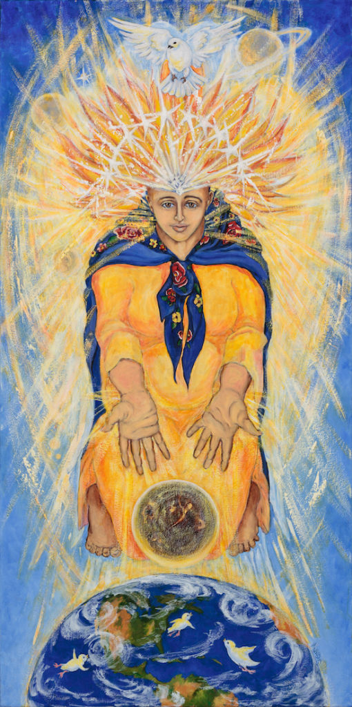 Wisdom Sophia painting came to be... - Marilyn Wells Art Journal